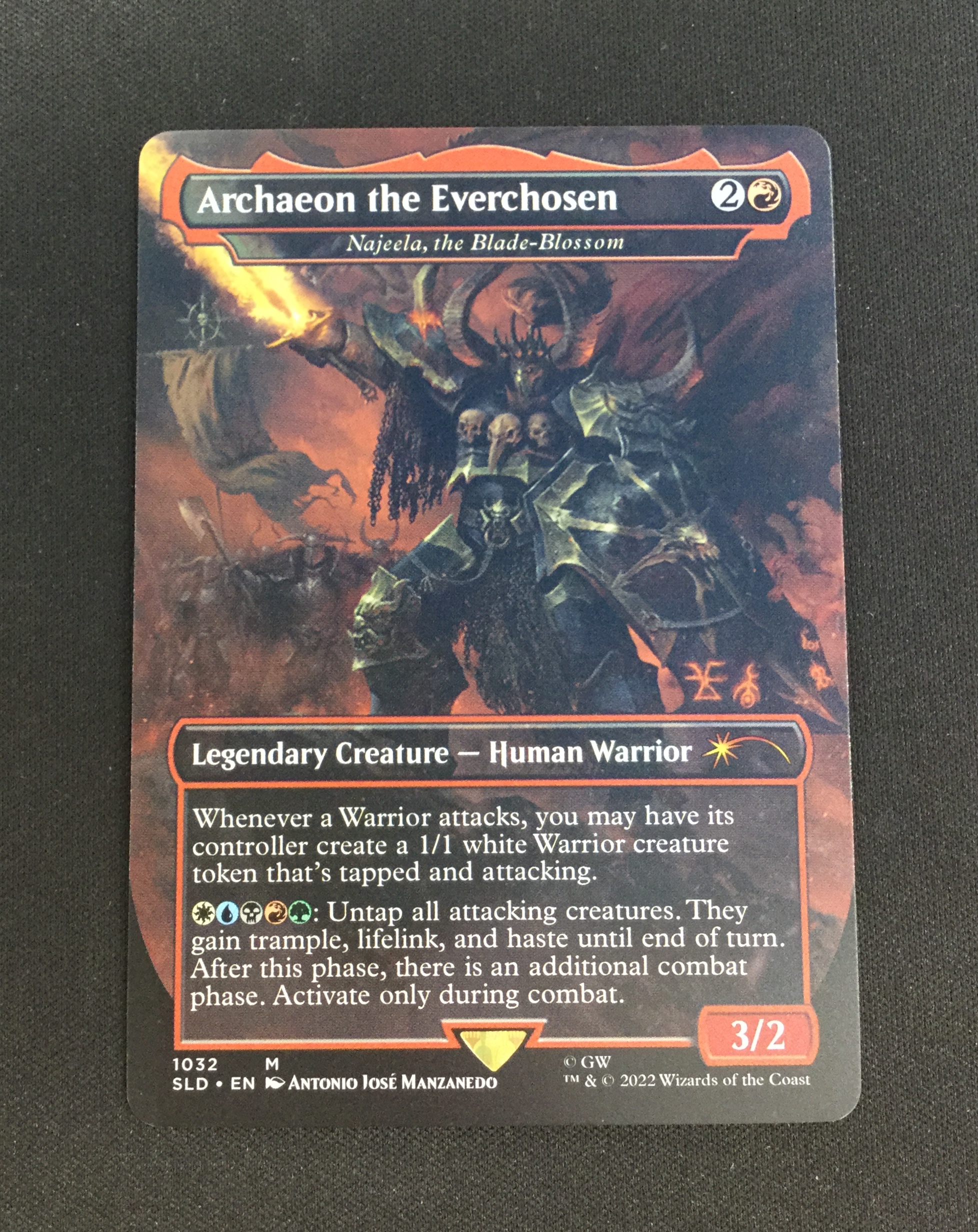 Archaeon the Everchosen - Najeela, the Blade-Blossom (Borderless) - MTG ...