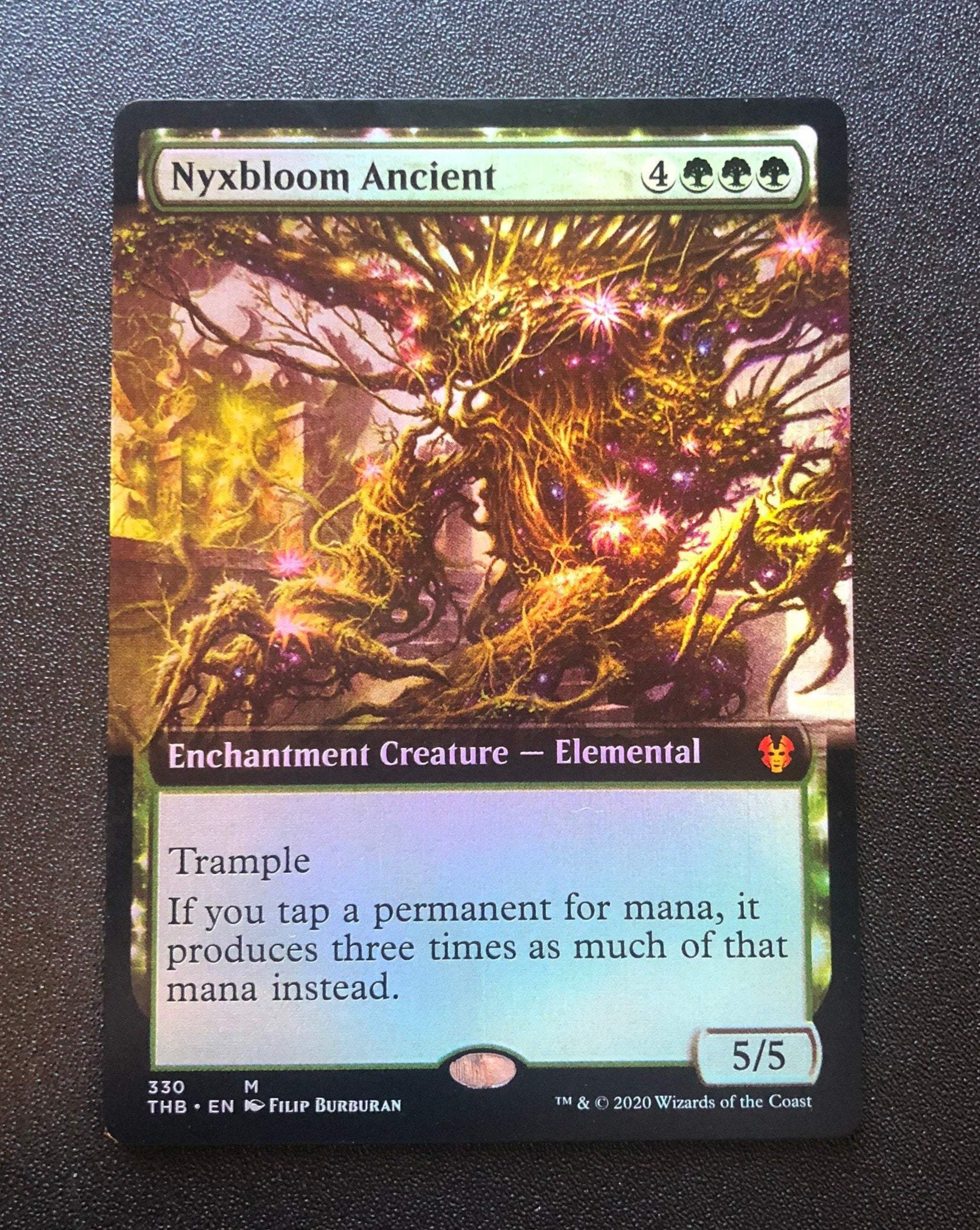Nyxbloom Ancient (FOIL Showcase) - MTG Proxy Theros Beyond Death ...
