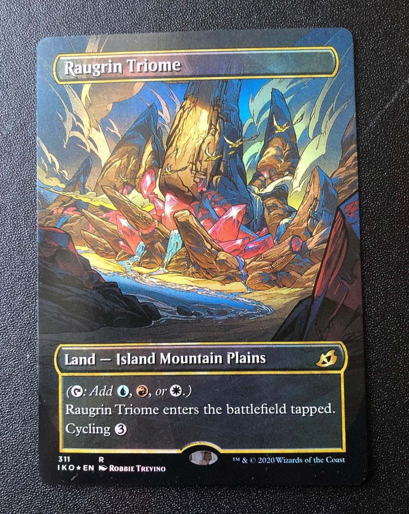 Raugrin Triome (FOIL Showcase) - MTG Proxy Ikoria - Proxy King