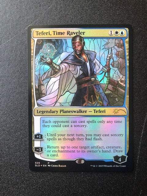 Teferi, Time Raveler (FOIL) - MTG Proxy SLD Stained Glass - Proxy King