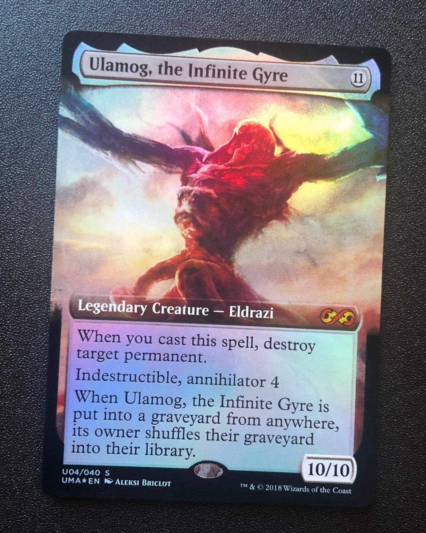 Ulamog, the Infinite Gyre (FOIL Box Topper) - MTG Proxy UMA - Proxy King