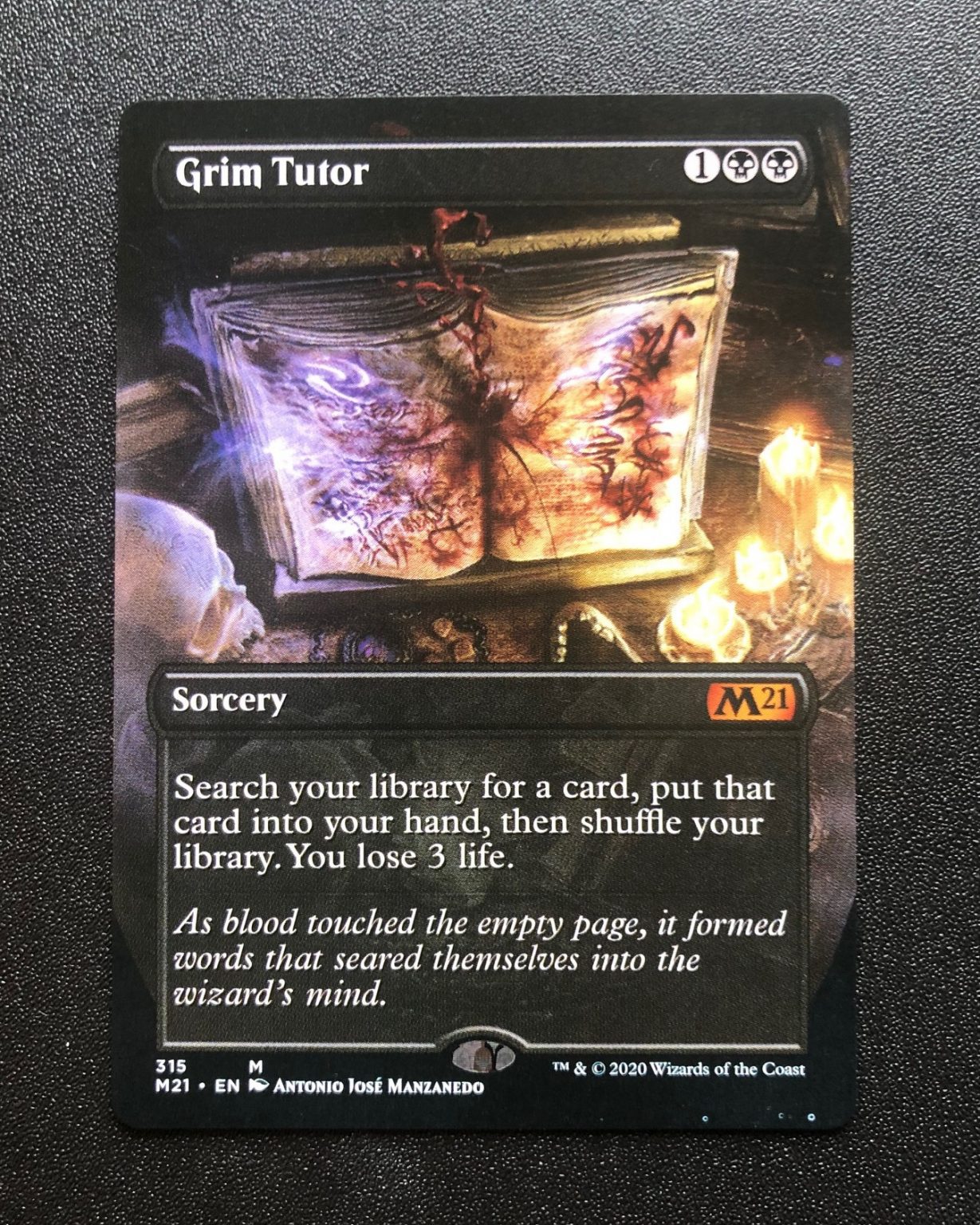 Grim Tutor (Showcase) - MTG Proxy M21 - Proxy King