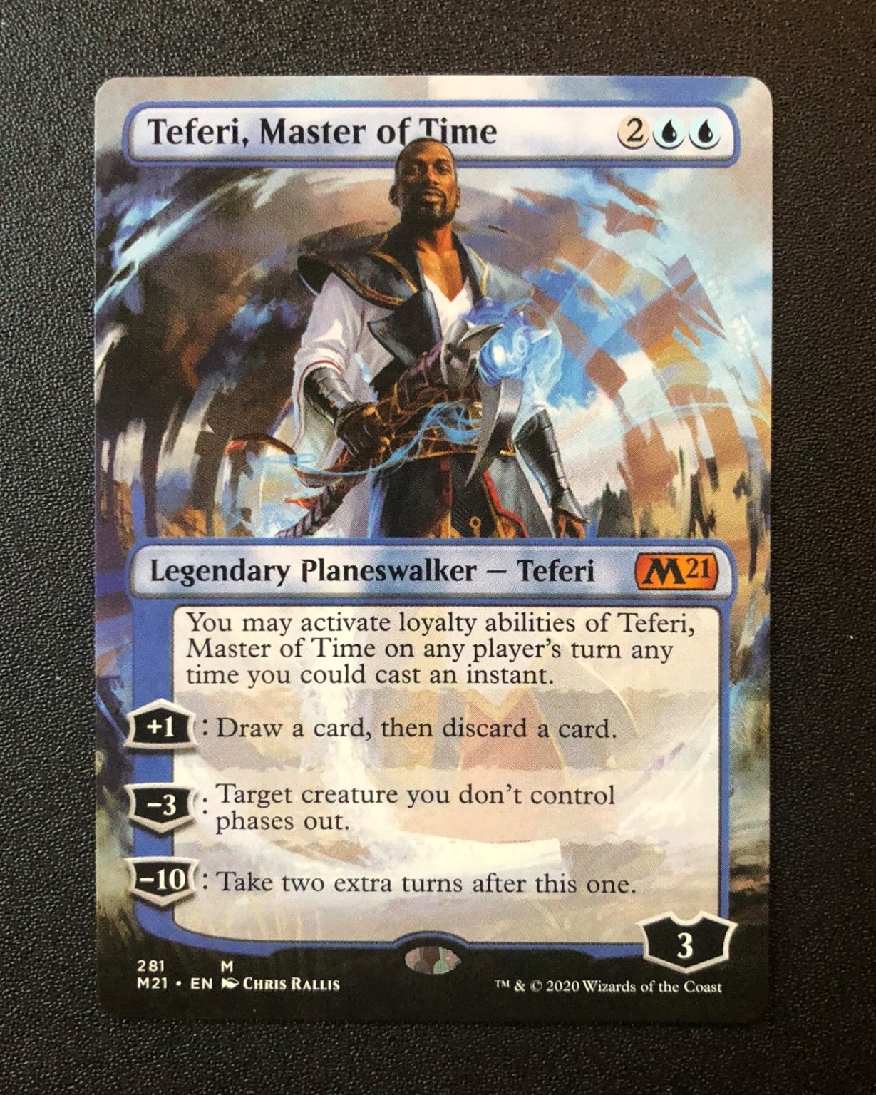 Teferi, Master of Time (Showcase) - MtG M21 - Proxy King