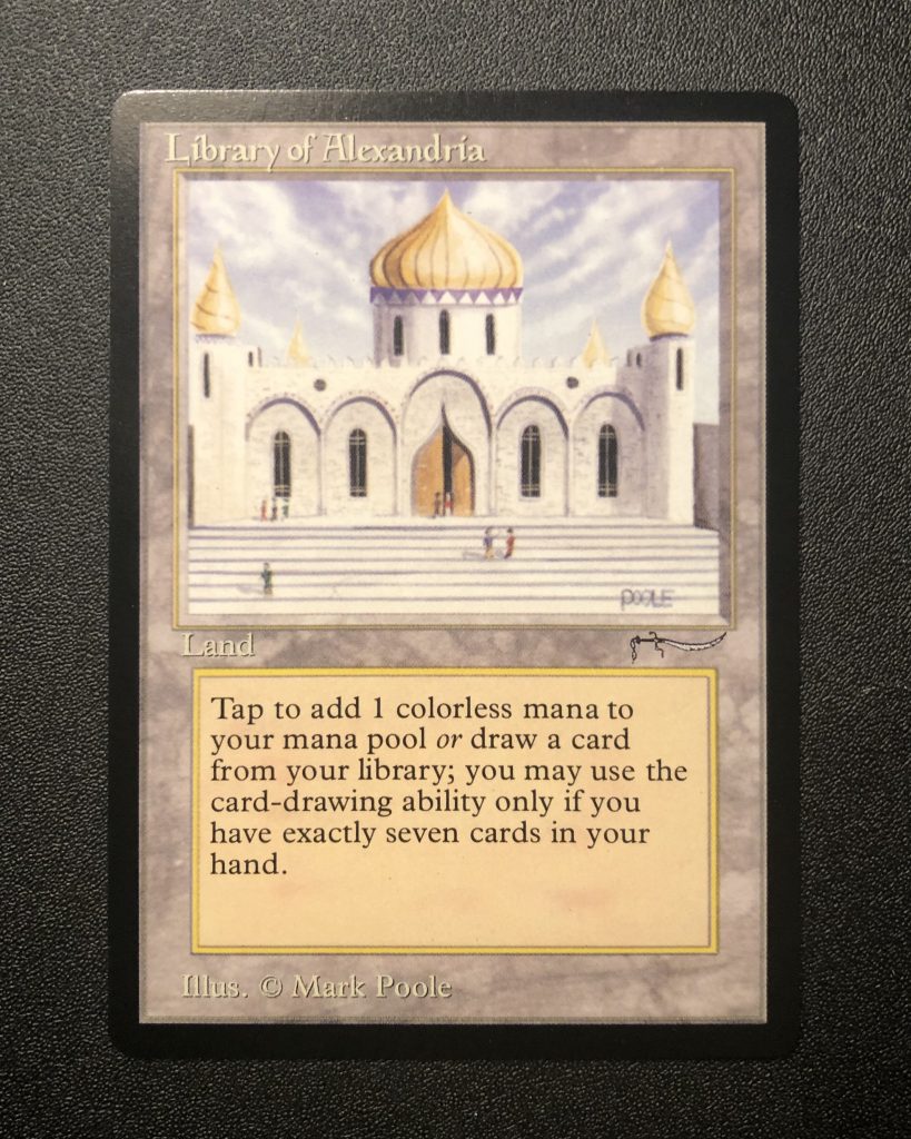 Library of Alexandria - MtG Arabian Nights - Proxy King