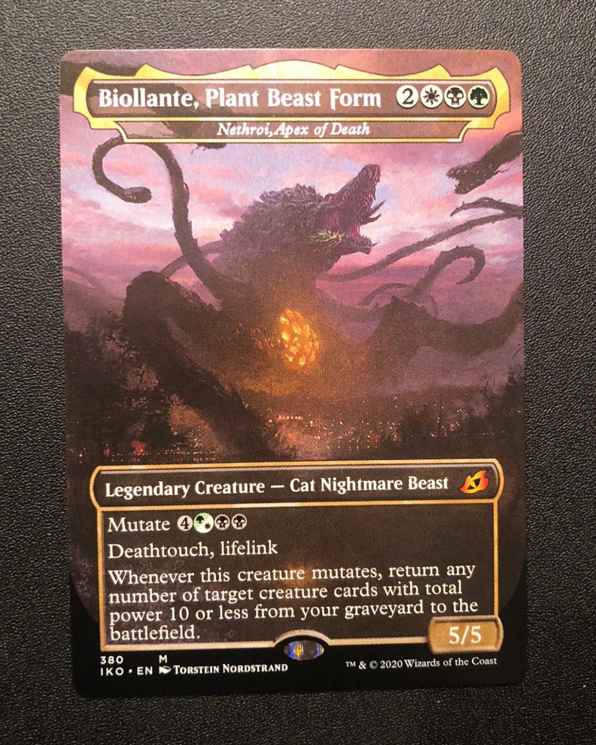 Biollante, Plant Beast Form - MtG Ikoria Godzilla - Proxy King