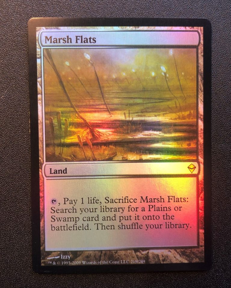 Marsh Flats (FOIL) - MtG Zendikar - Proxy King