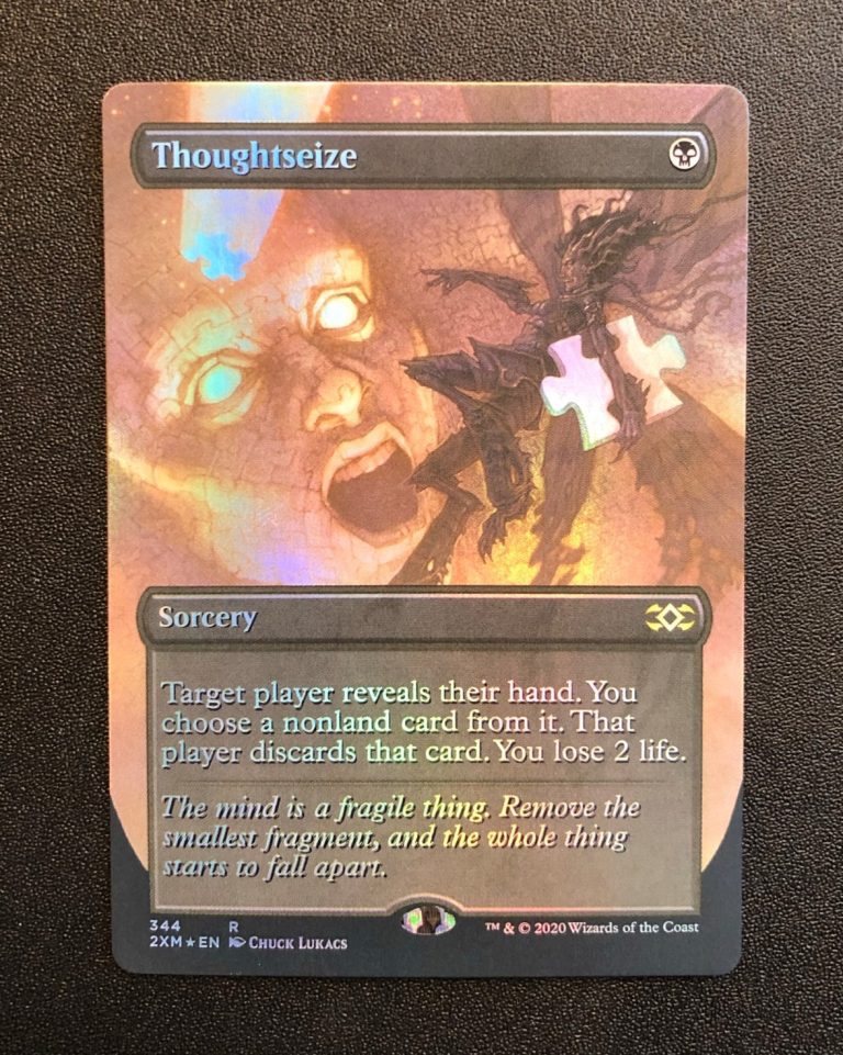 Thoughtseize (FOIL Showcase) - MtG 2XM - Proxy King