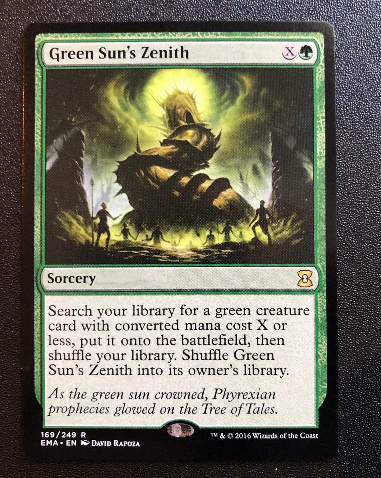 Green Sun's Zenith - MTG Proxy Eternal Masters / Mirroden - Proxy King