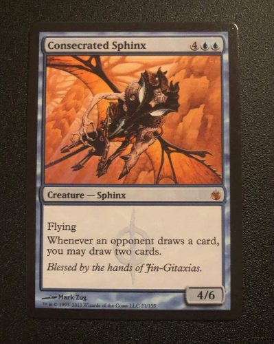 Consecrated Sphinx - MTG Proxy Mirrodin Besieged - Proxy King