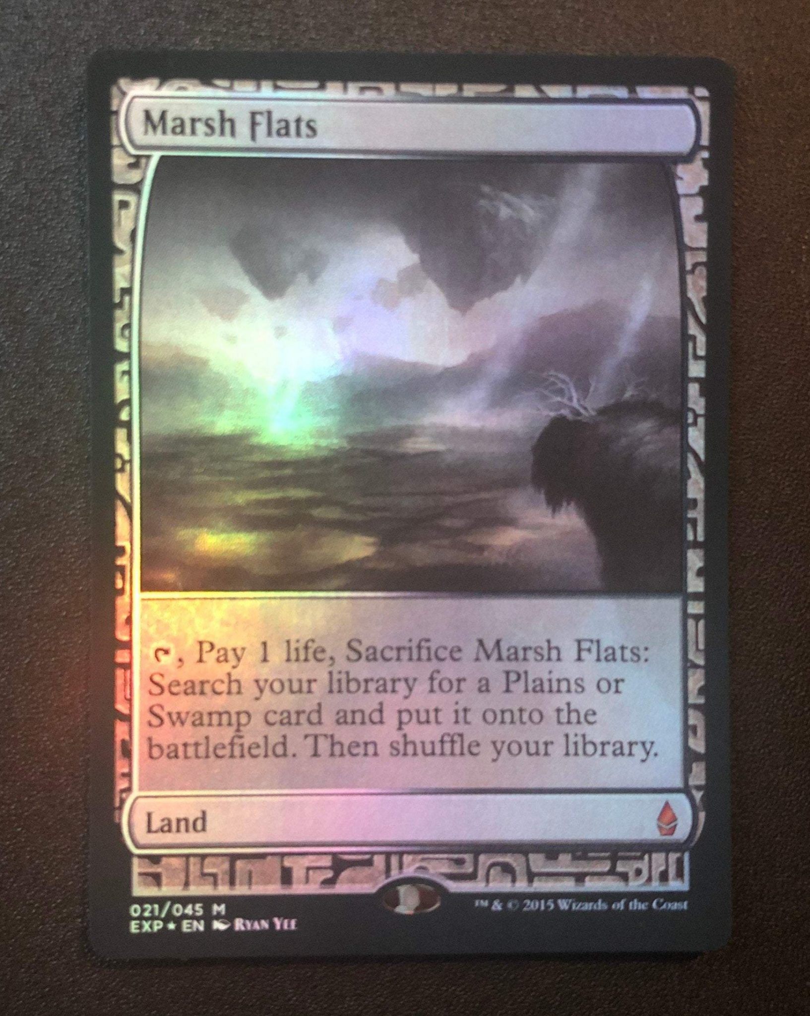 Marsh Flats (FOIL) - MTG Proxy Zendikar Expeditions - Proxy King