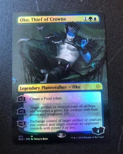 Oko, Thief of Crowns (FOIL Showcase) - MtG Throne of Eldraine - Proxy King