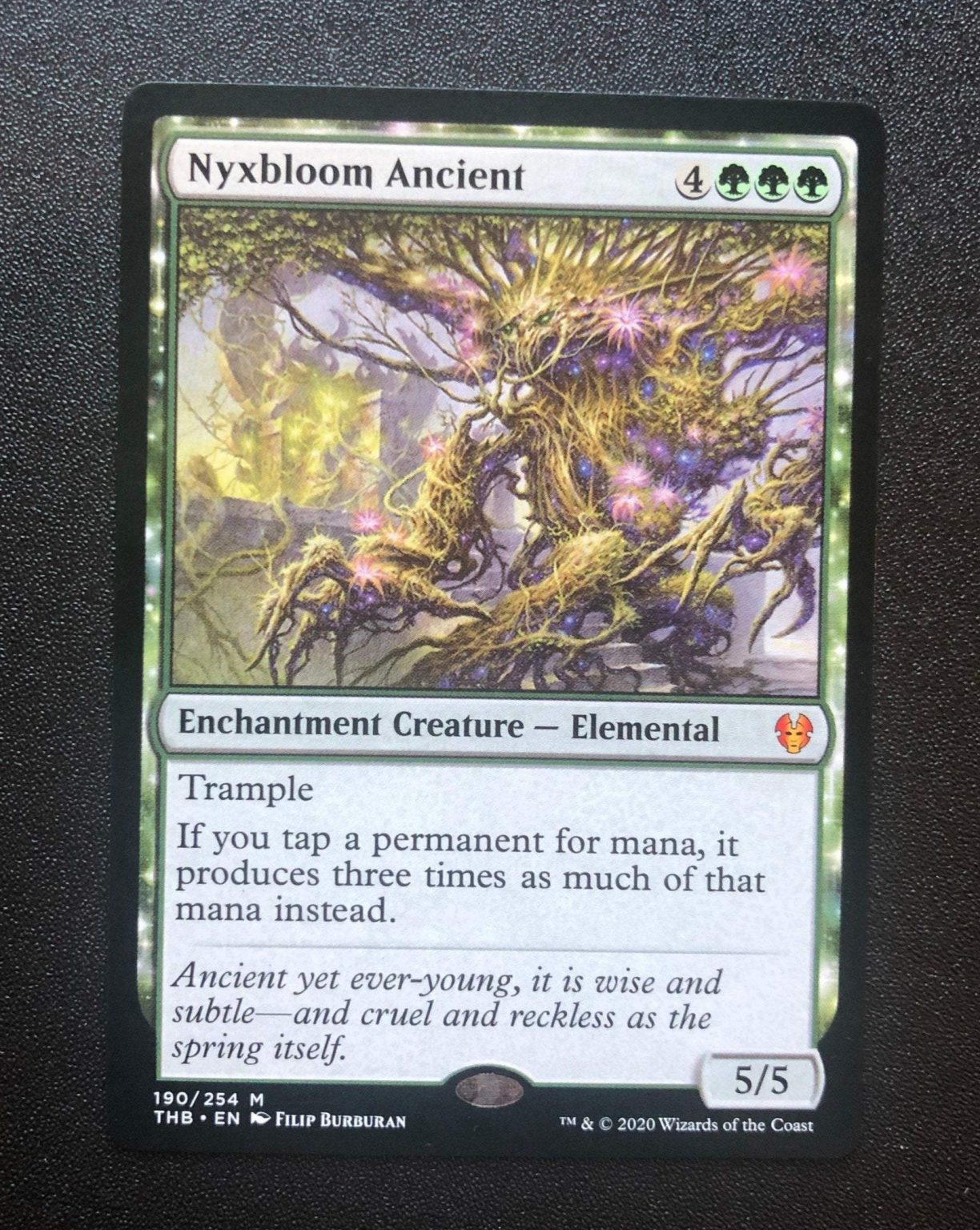 Nyxbloom Ancient (Showcase) - MTG Proxy Theros Beyond Death - Proxy King