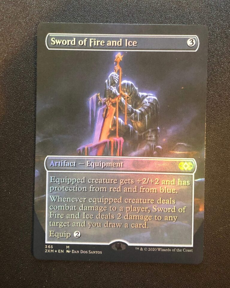 Sword of Fire and Ice (FOIL Showcase) - MTG Proxy 2XM - Proxy King