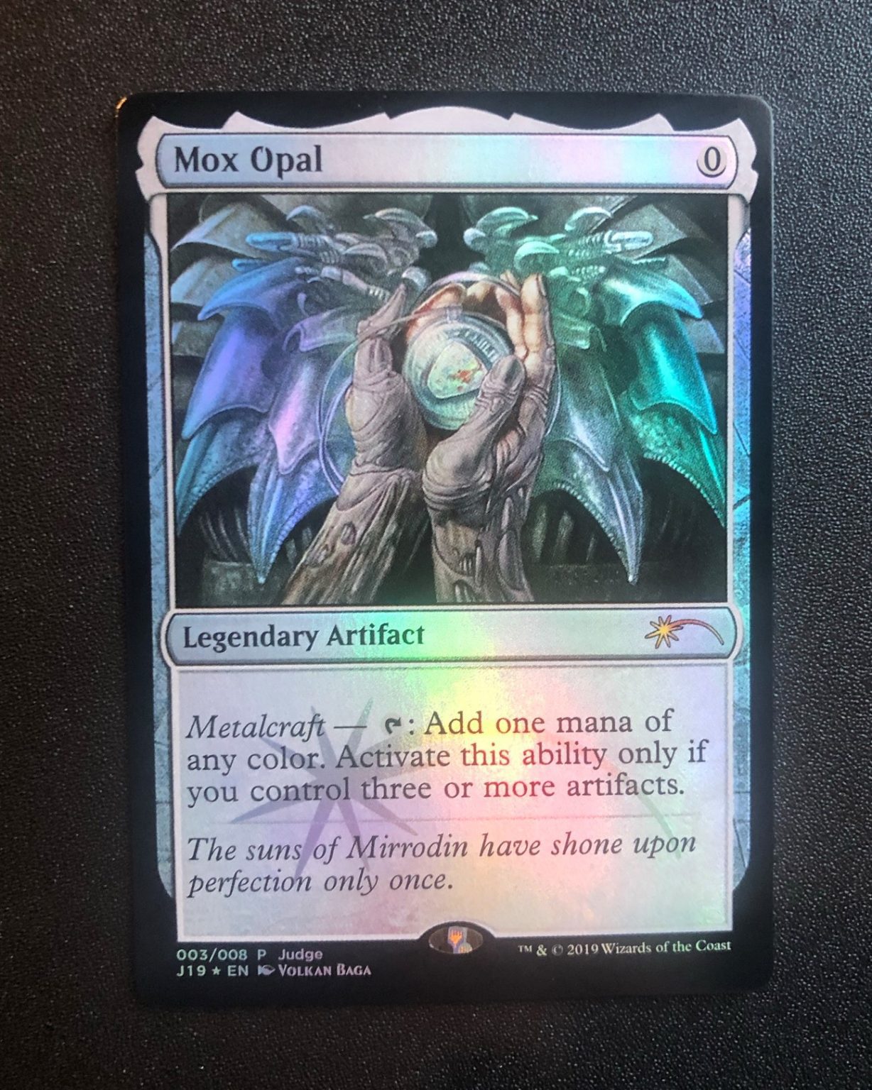 Mox Opal (FOIL) - MtG Judge Gift - Proxy King