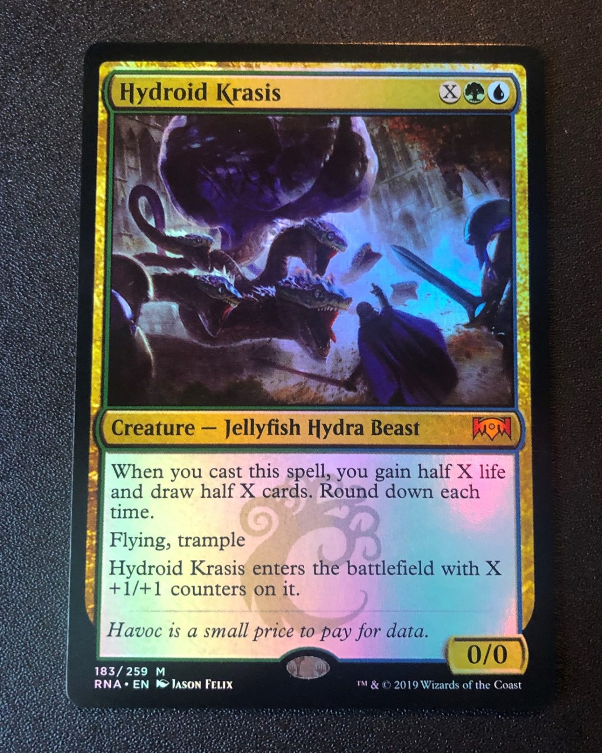 Hydroid Krasis - (FOIL) MtG Ravnica Allegiance - Proxy King