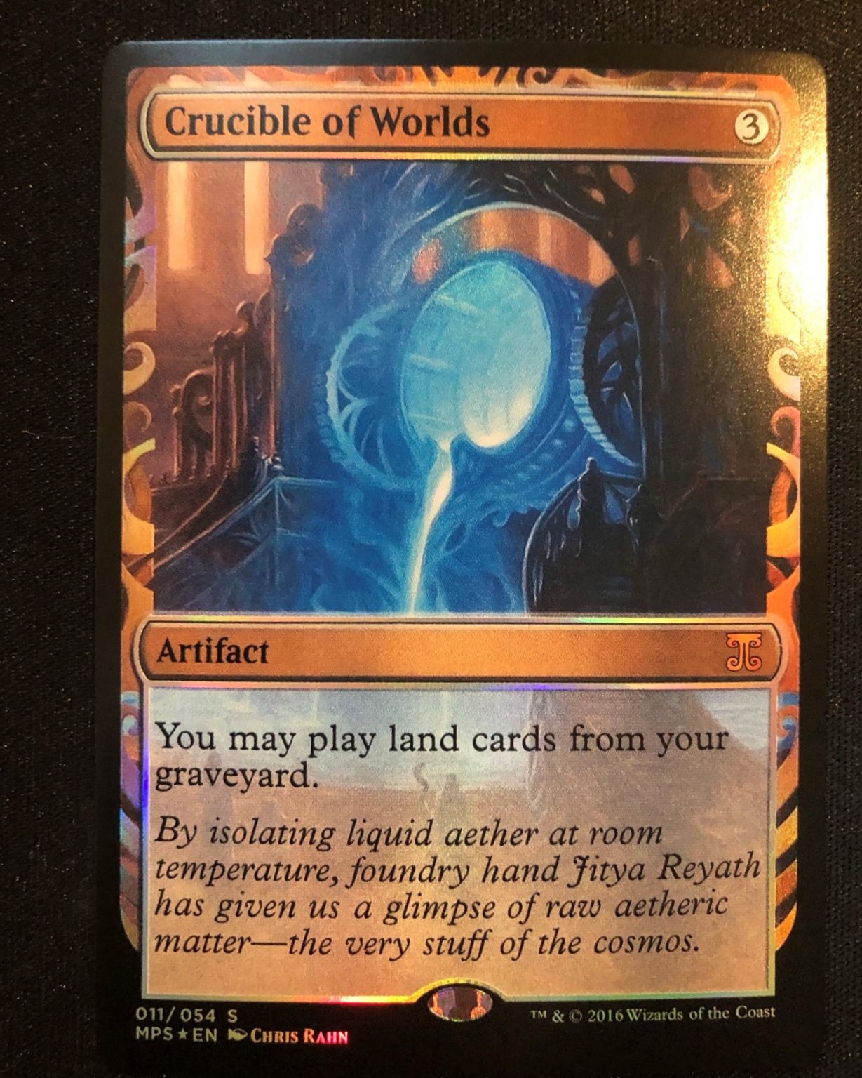 Crucible of Worlds (FOIL) - MtG Kaladesh Masterpiece - Proxy King