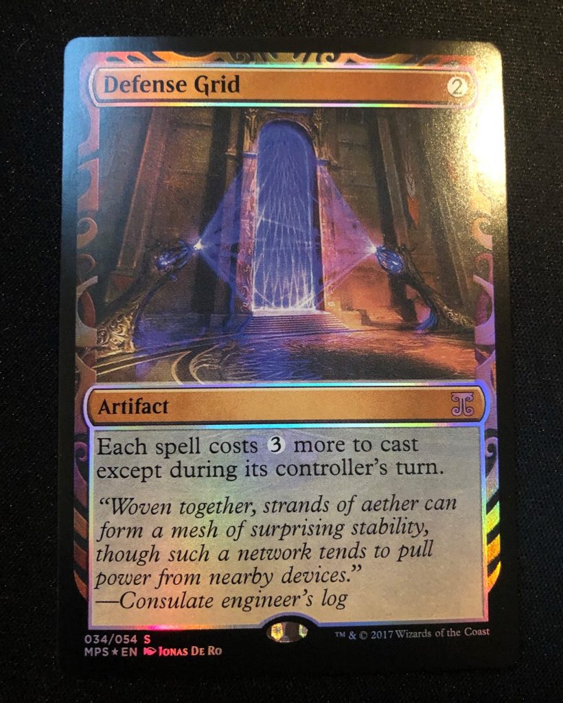 Defense Grid (FOIL) - MtG Kaladesh Masterpiece - Proxy King