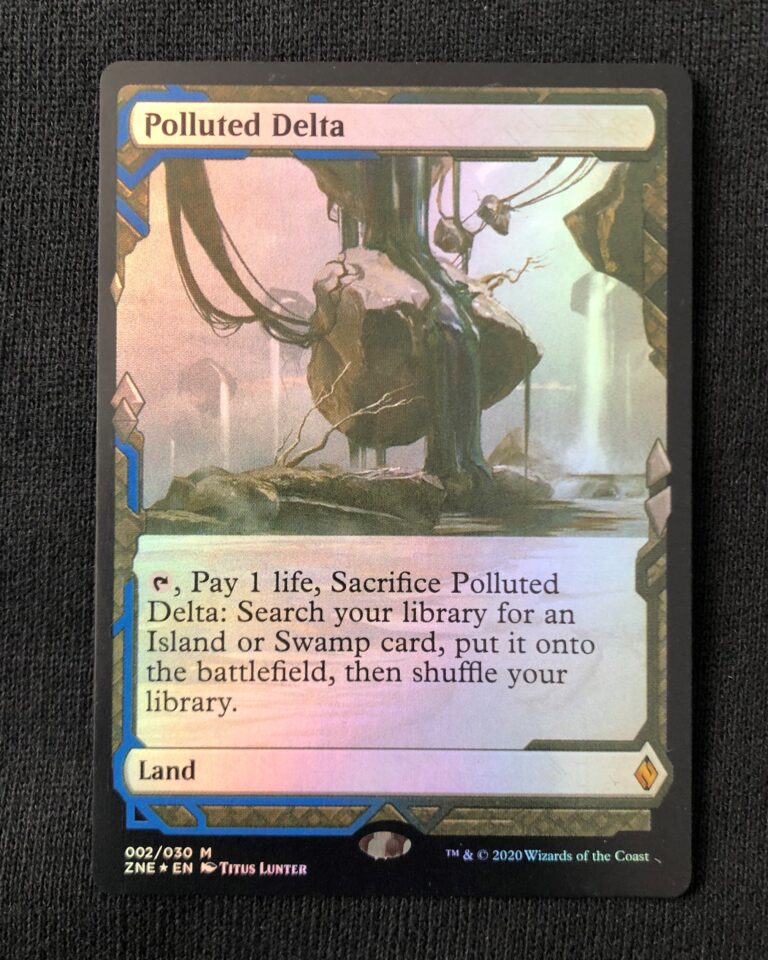 Polluted Delta (FOIL) - MtG Zendikar Rising Expedition - Proxy King