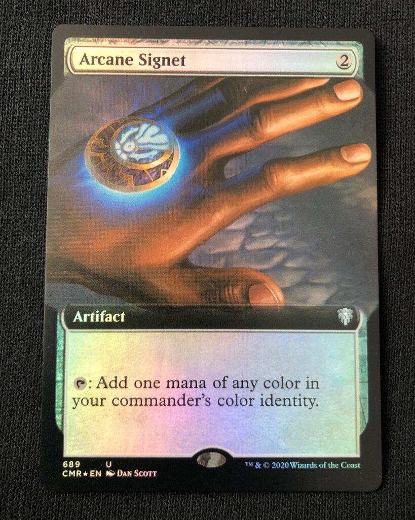 Arcane Signet (FOIL Showcase) - MtG Commander Legends - Proxy King