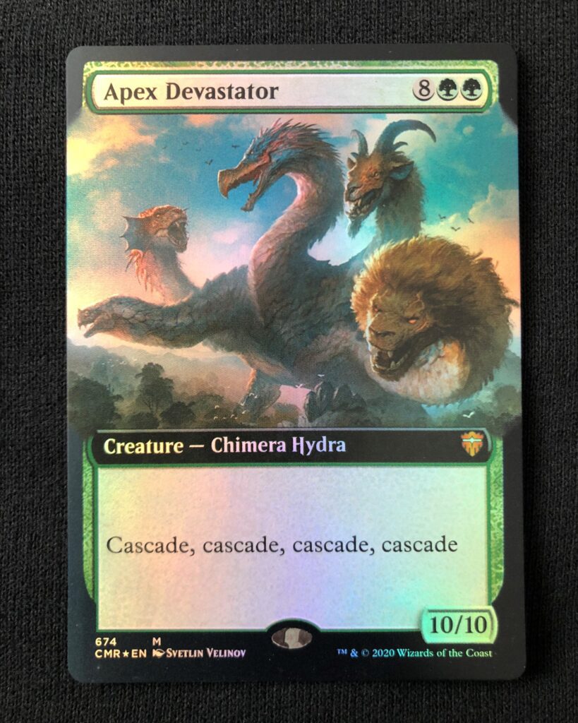 Apex Devastator (FOIL Showcase) - MtG Commander Legends - Proxy King