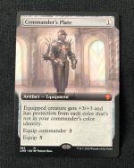Commander's Plate (Showcase) - MTG Proxy Commander Legends - Proxy King