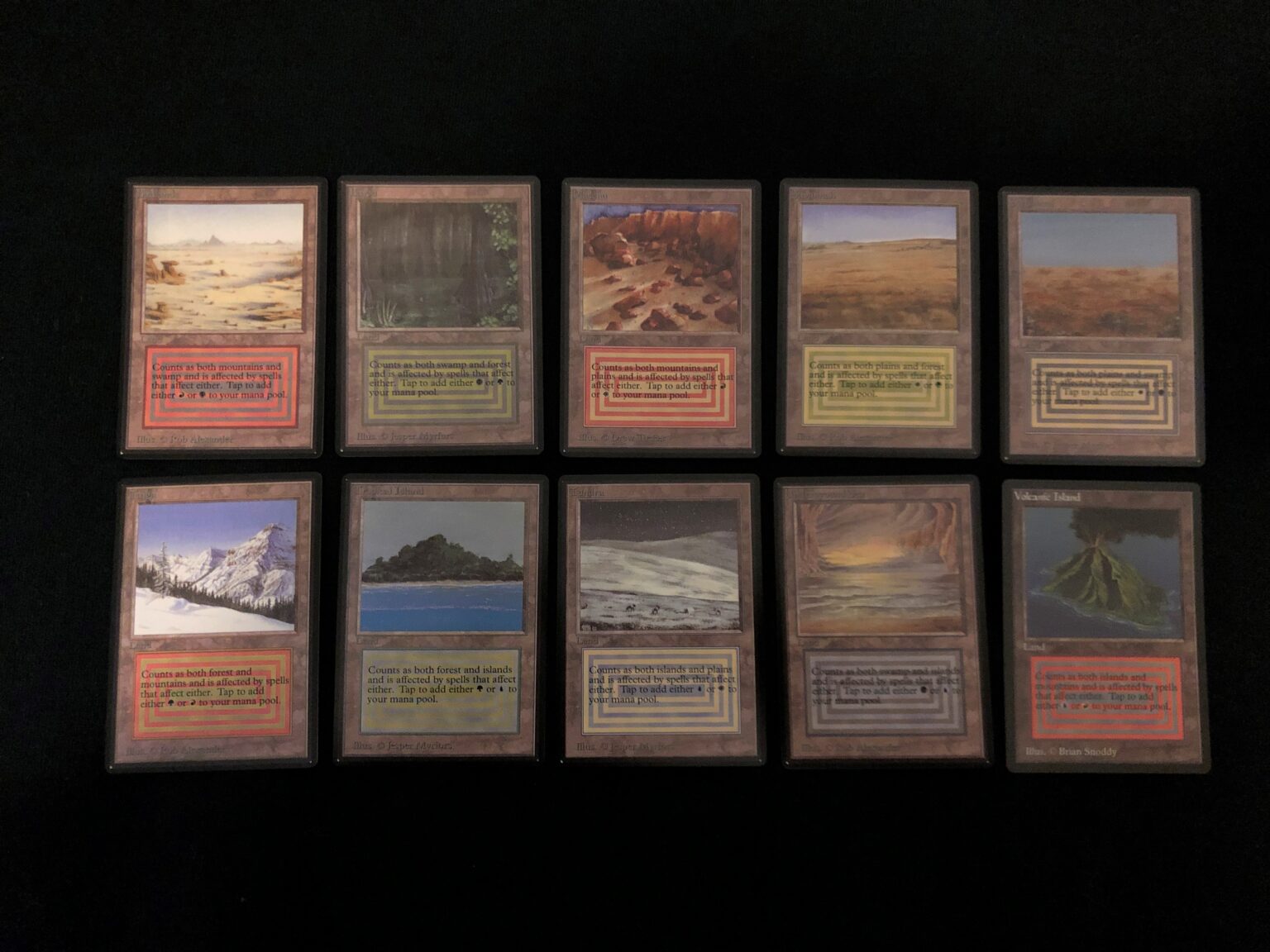 Dual Land Set - MtG Proxy Beta - Proxy King
