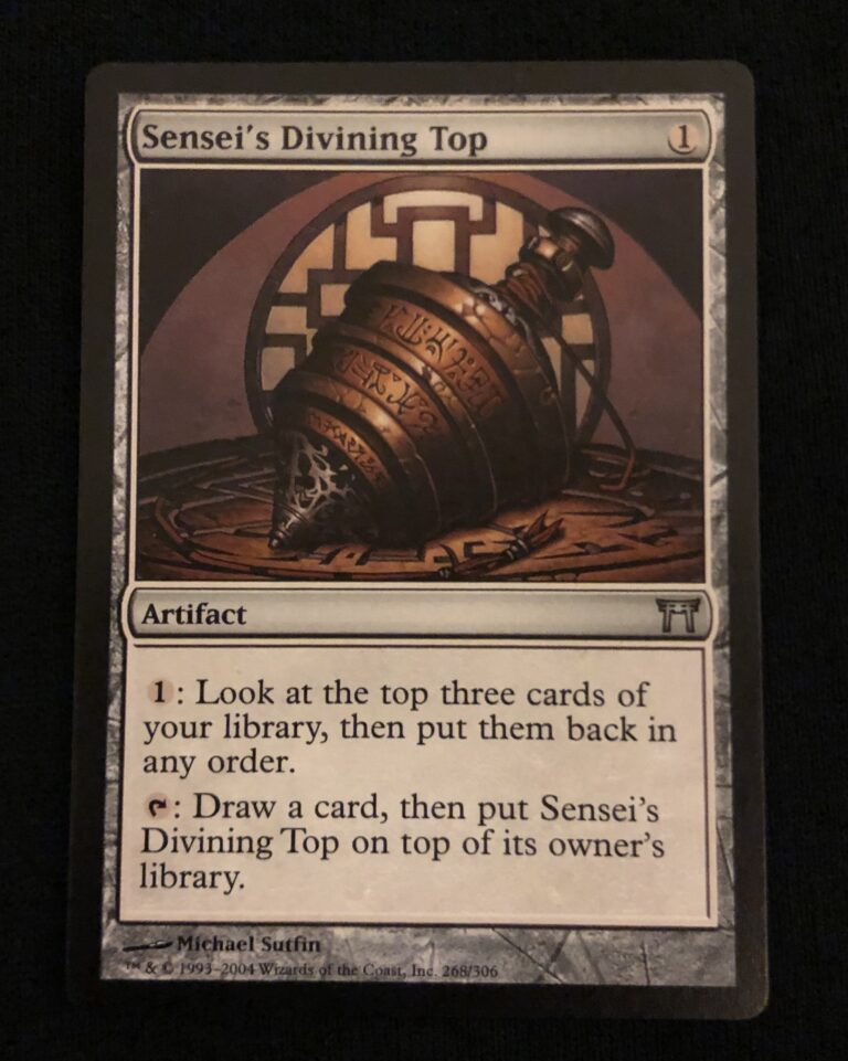 Sensei’s Divining Top - MtG Champions of Kamigawa - Proxy King
