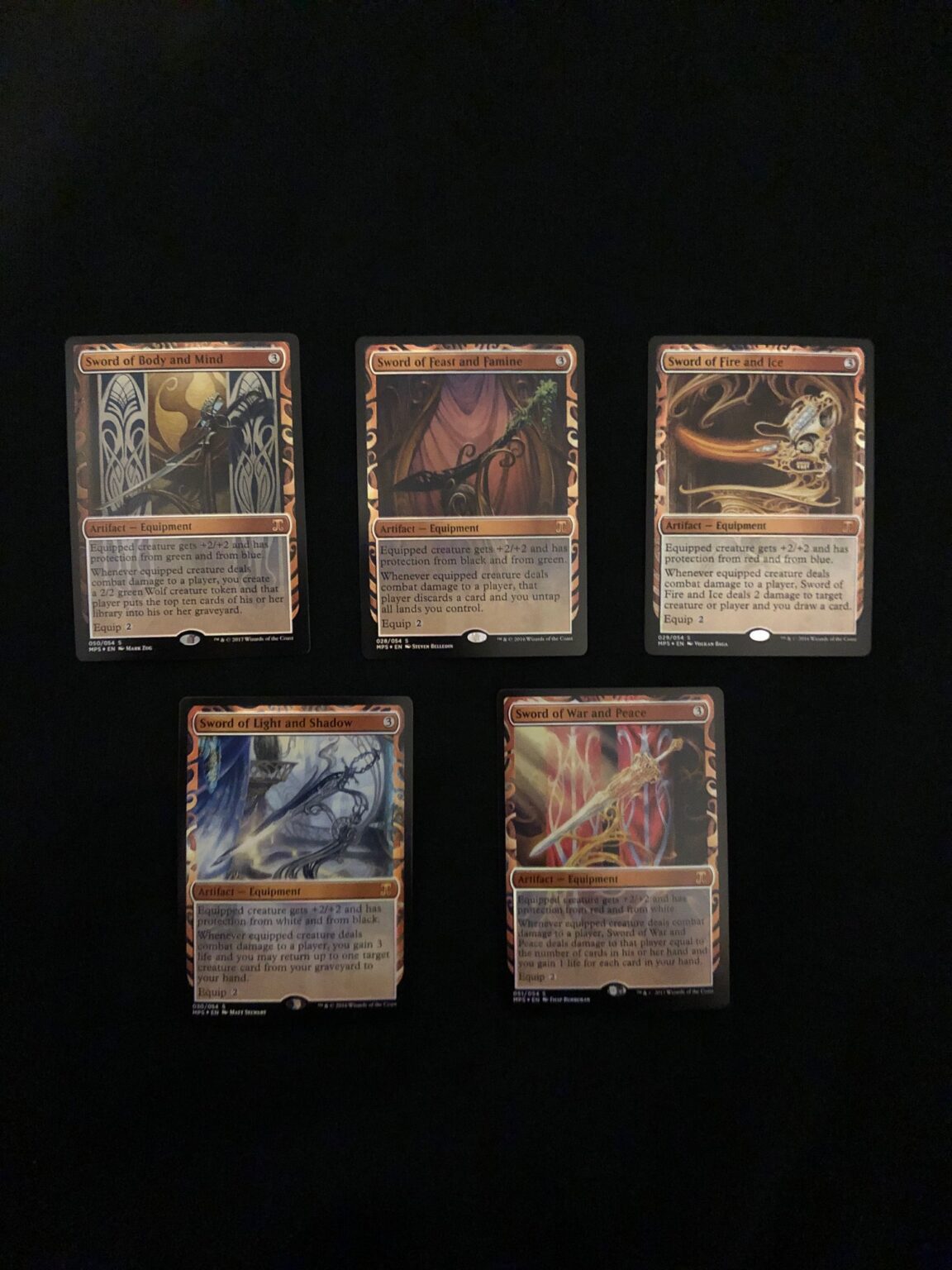 Sword Equipment Set (FOIL) - MtG Kaladesh Inventions - Proxy King