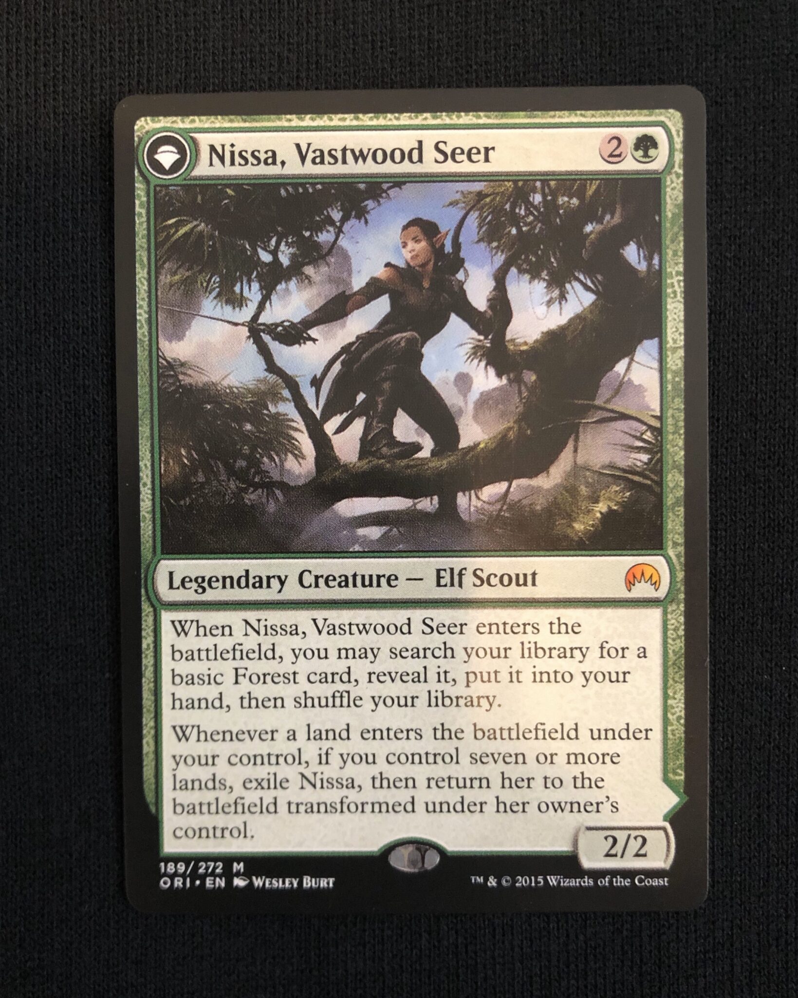 Nissa Vastwood Seer / Sage Animist - MtG Origins - Proxy King