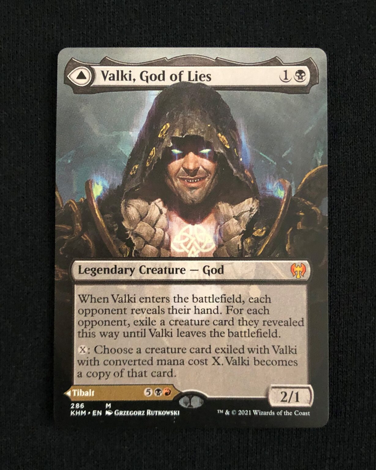 Valki, God of Lies / Tibalt (Box Topper) - MtG Kaldheim - Proxy King