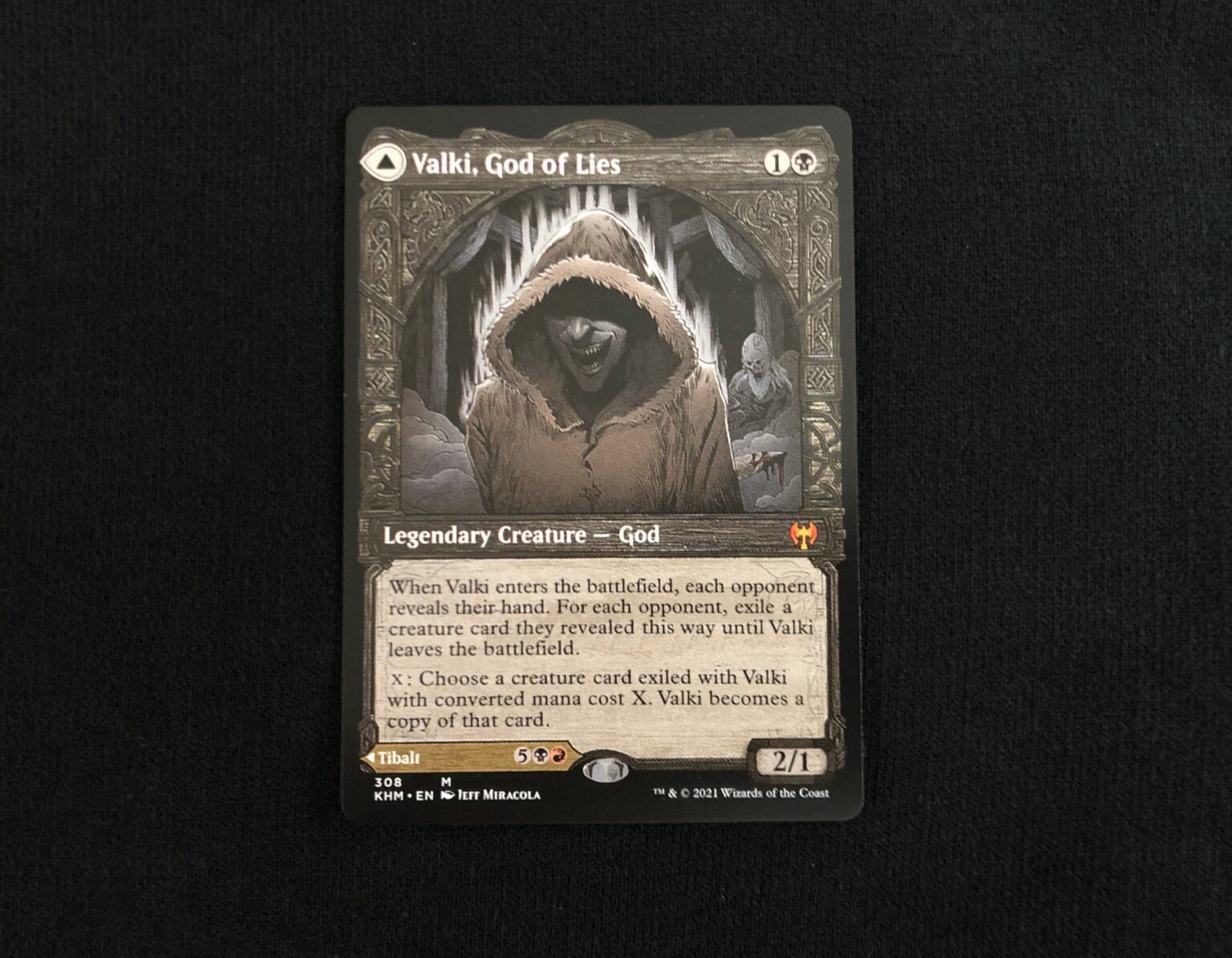 Valki, God of Lies / Tibalt (Showcase) - MtG Kaldheim - Proxy King