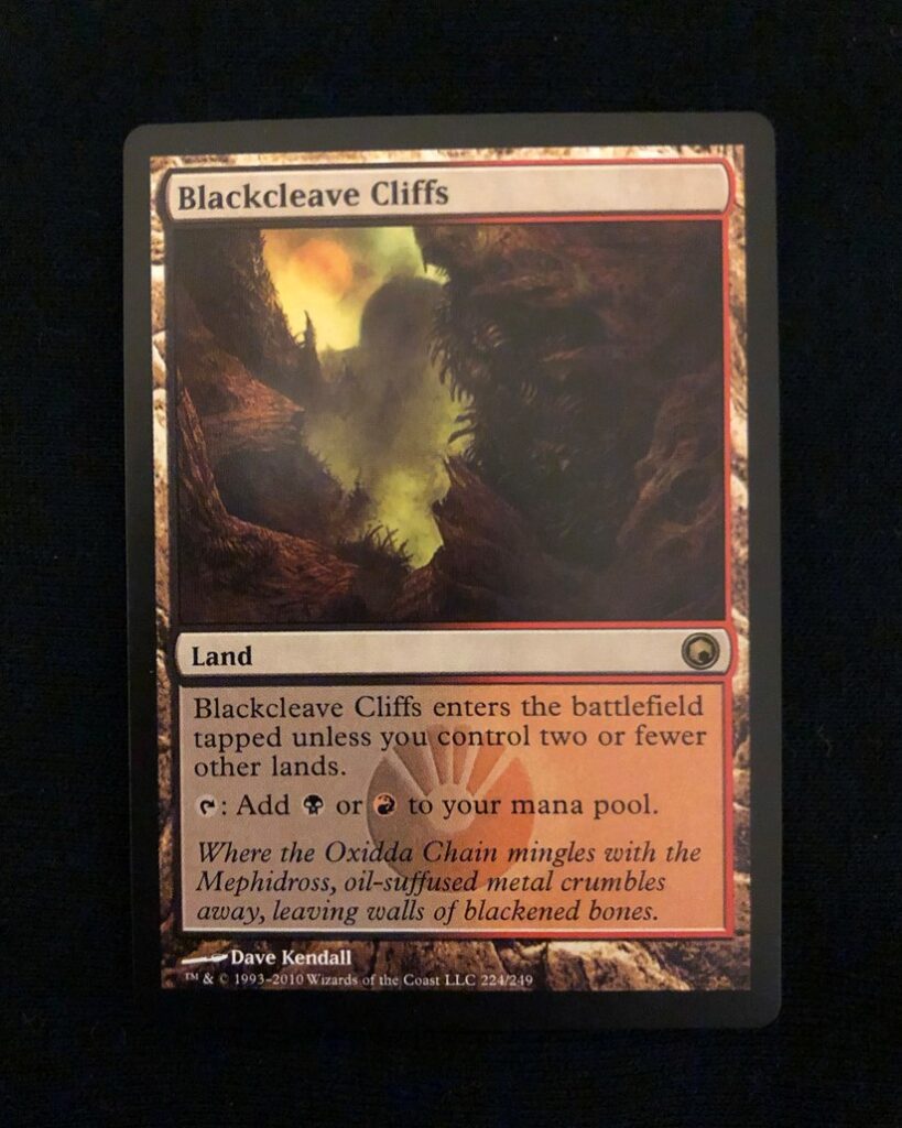 Blackcleave Cliffs - MtG Scars of Mirrodin - Proxy King