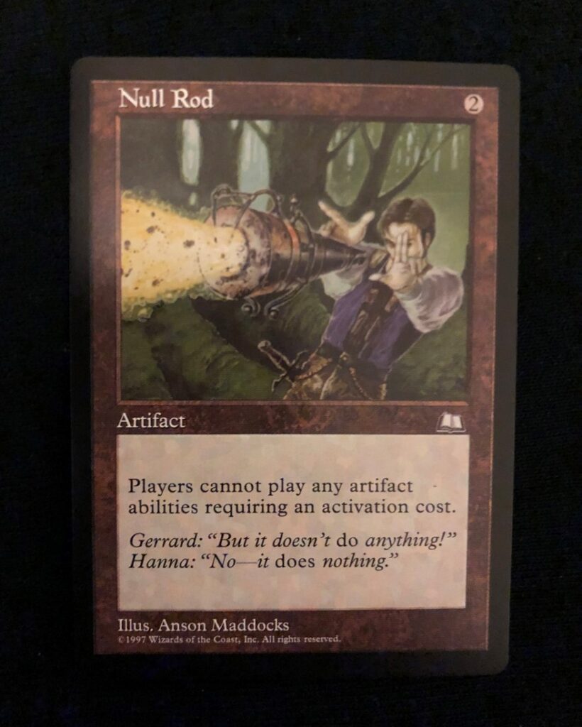 Null Rod - MtG Weatherlight - Proxy King