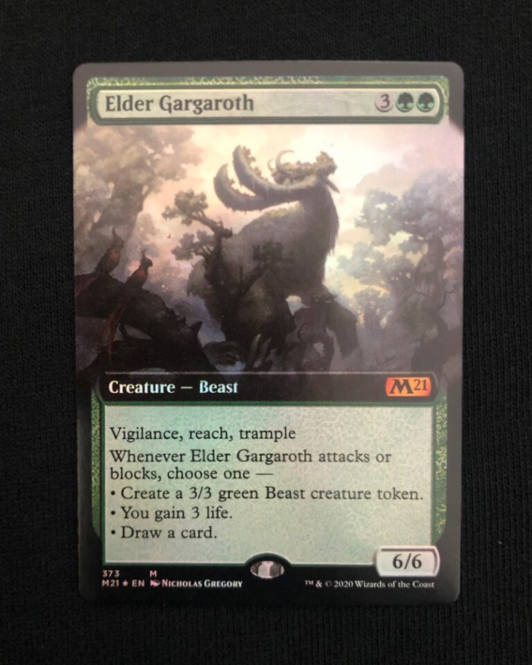 Elder Gargaroth (FOIL Showcase) - MtG M21 - Proxy King