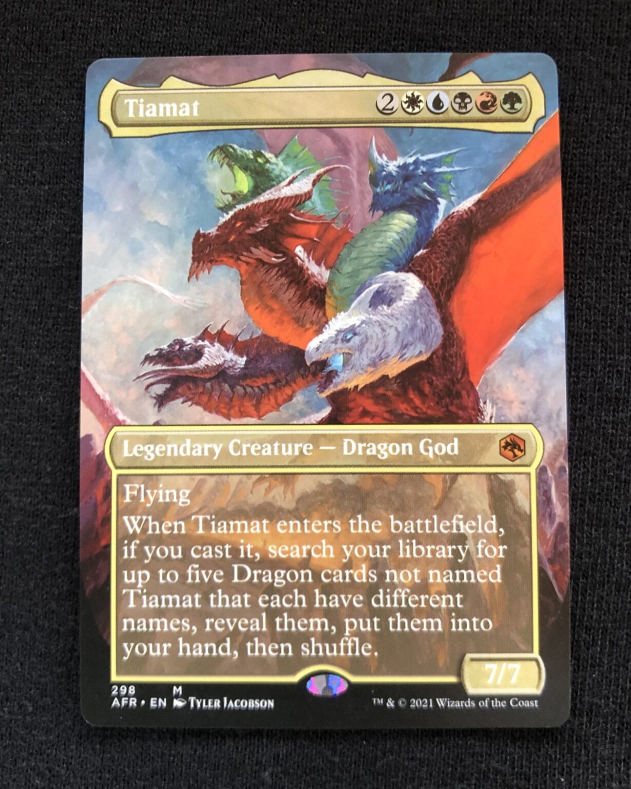 Tiamat (Showcase) - MtG Forgotten Realms - Proxy King