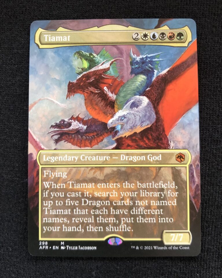 Tiamat (Showcase) - MtG Forgotten Realms - Proxy King