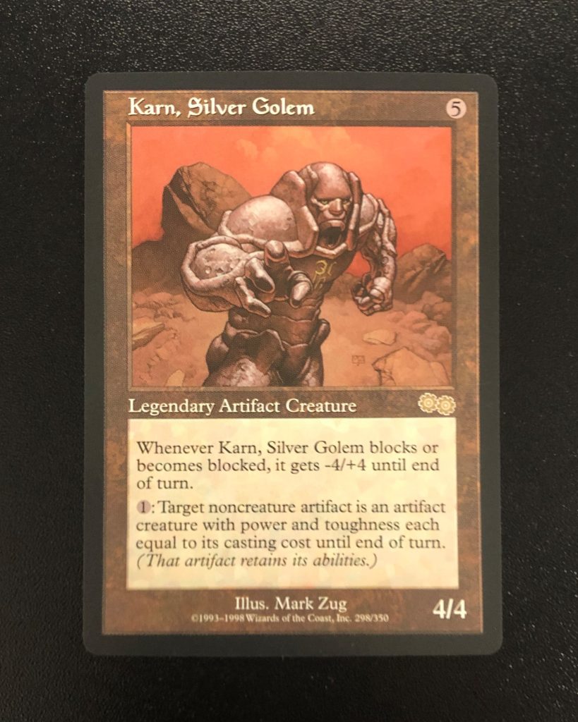Karn, Silver Golem - MtG Urza's Saga - Proxy King