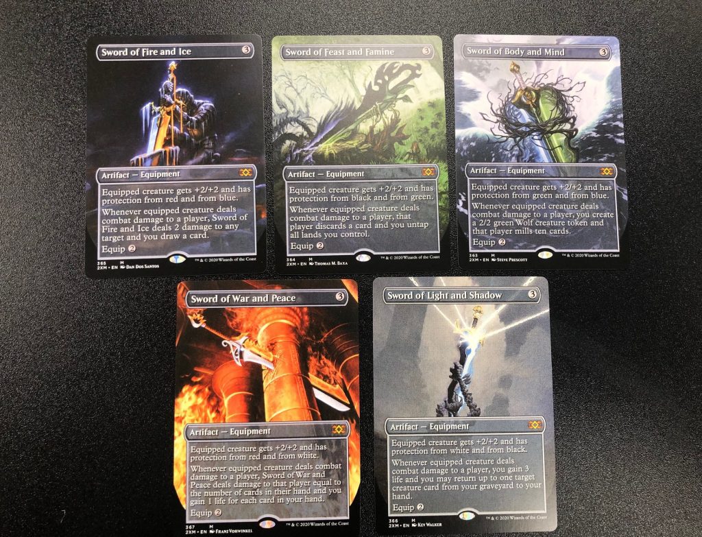 Sword Equipment Set (Showcase) - MtG 2XM - Proxy King