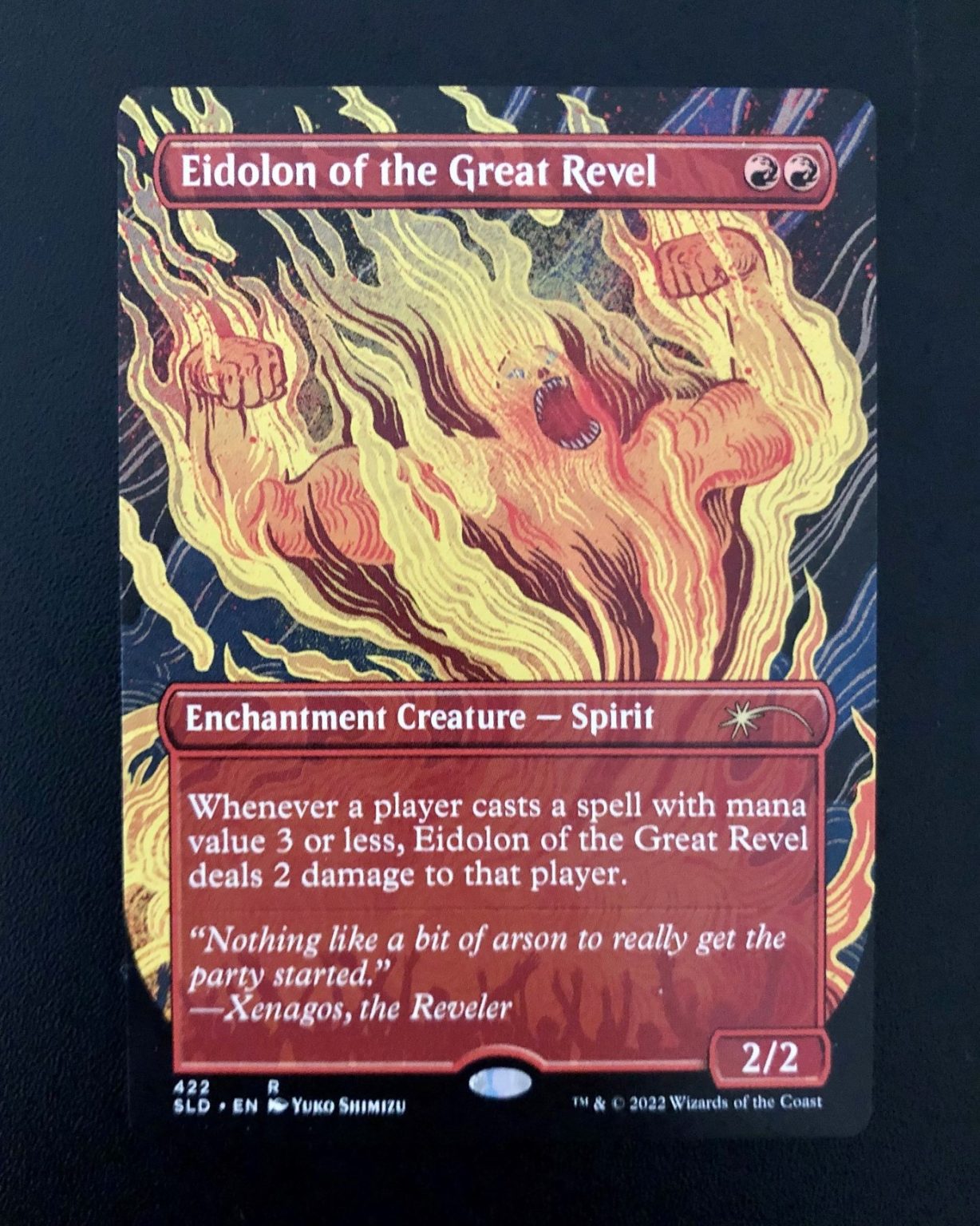 Eidolon of the Great Revel (Borderless) - MtG SLD - Proxy King