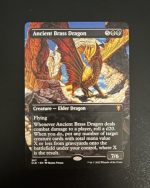 Ancient Brass Dragon (Borderless) - MTG Proxy Commander Legends CLB - Proxy King