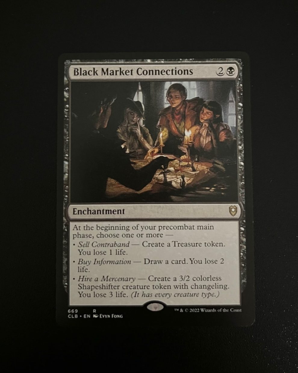 Black Market Connections - MtG Proxy Commander Legends CLB - Proxy King