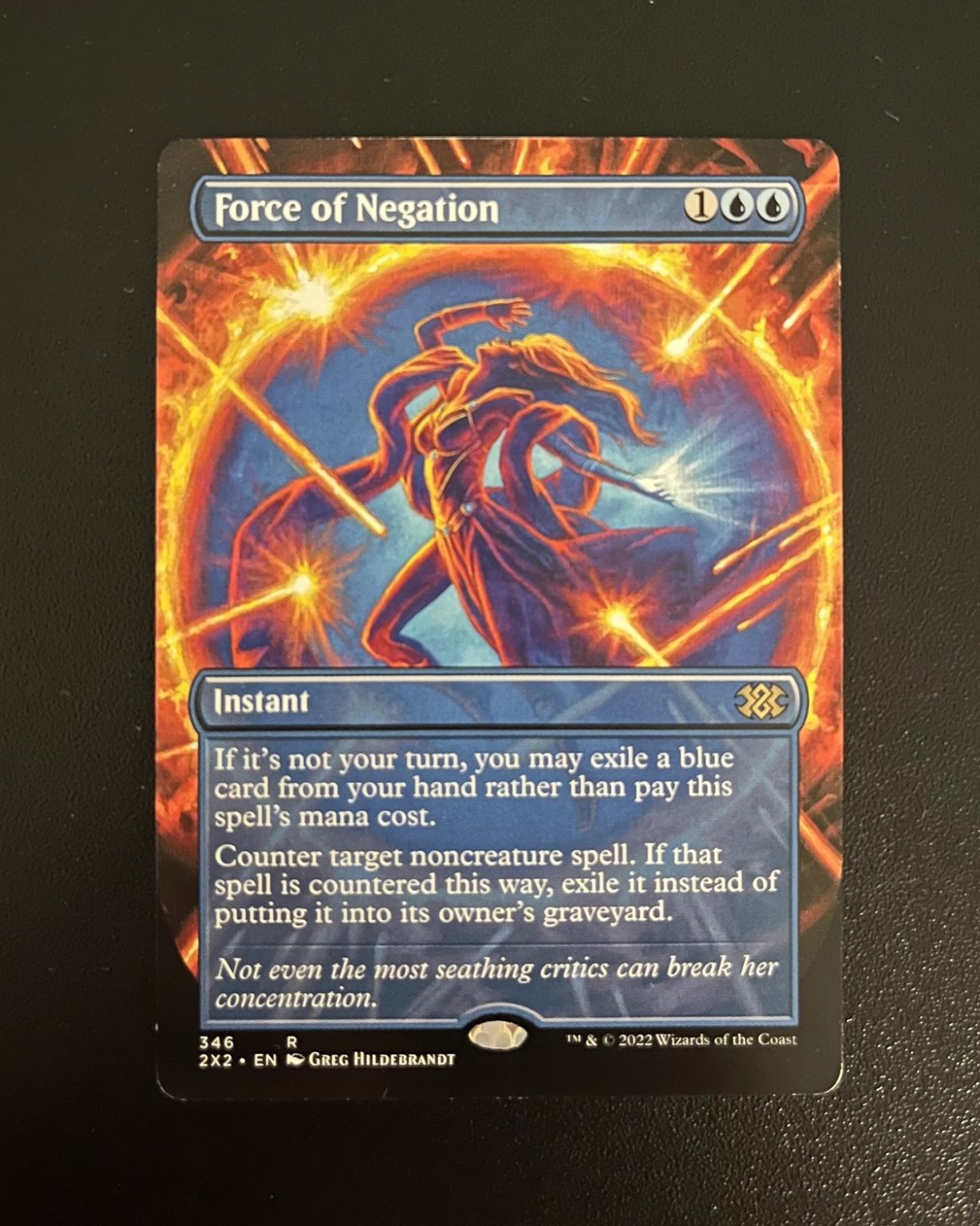 Force of Negation (Borderless) - MtG Proxy Double Masters 2022 - Proxy King