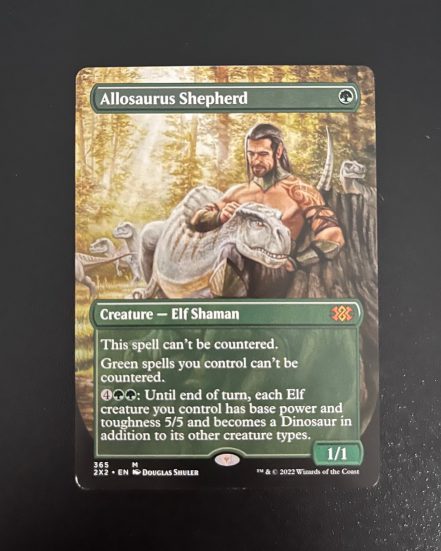 Allosaurus Shepherd (Borderless) - MtG Proxy Double Masters 2022 ...