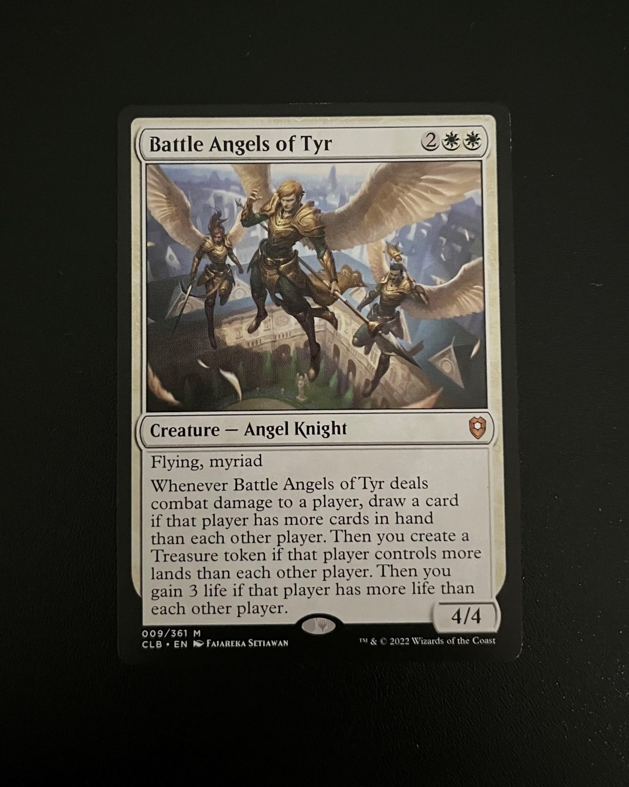 Battle Angels of Tyr - MtG Proxy Commander Legends CLB - Proxy King