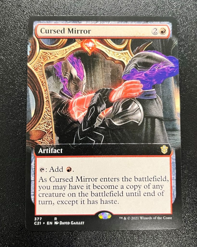 Cursed Mirror (Extended Art) - MtG Proxy Commander 21 - Proxy King