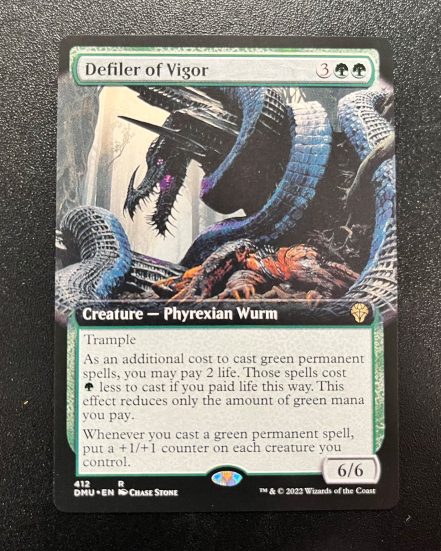 Defiler of Vigor (Extended Art) - MtG Proxy Dominaria United - Proxy King