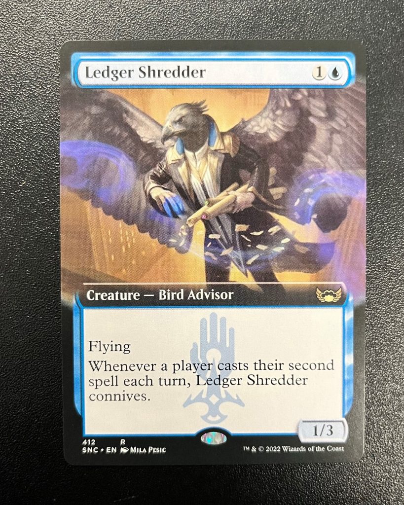 Ledger Shredder (Extended Art) - MtG Proxy Streets of New Capenna ...