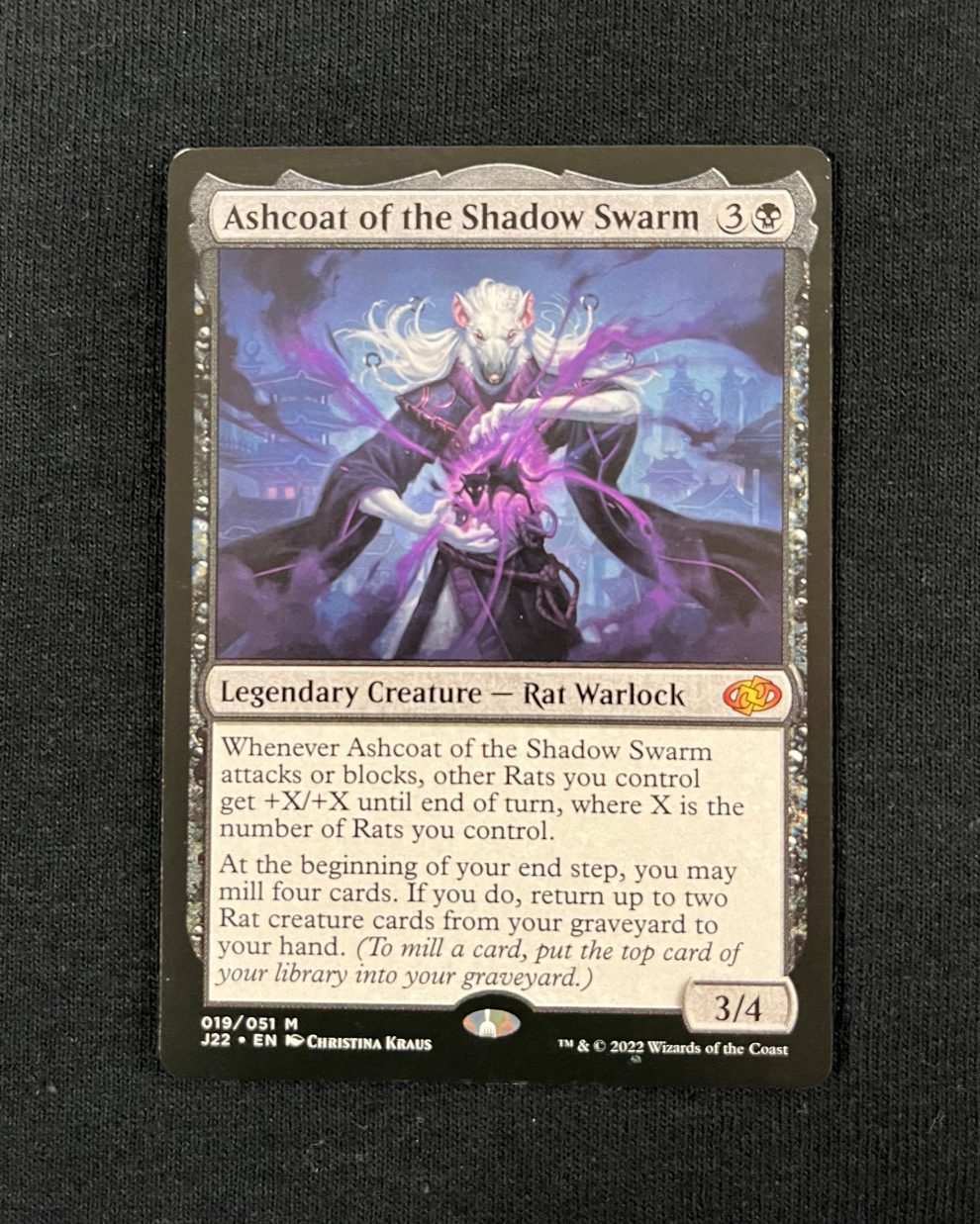 Ashcoat of the Shadow Swarm - MTG Proxy Jumpstart 2022 - Proxy King