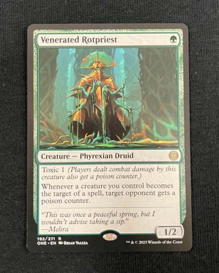 Venerated Rotpriest - MTG Proxy Phyrexia: All Will Be One - Proxy King