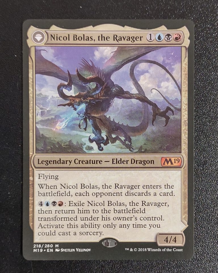 Nicol Bolas, the Ravager - MTG Proxy Core Set 2019 - Proxy King